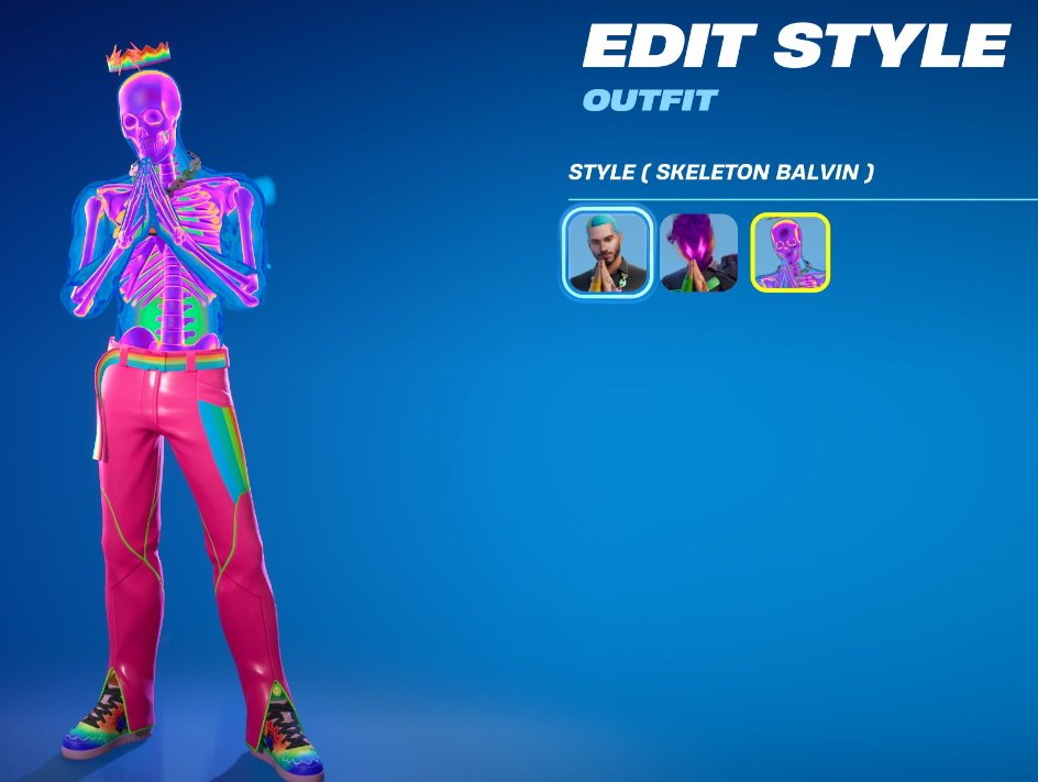 Filtran nuevo posible "skin" de J Balvin en Fornite