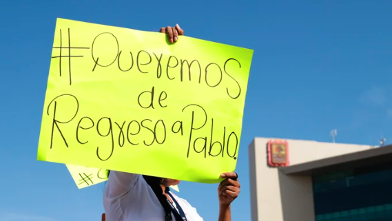 Se manifiestan familiares y amigos de Pablo Jared en Torreón